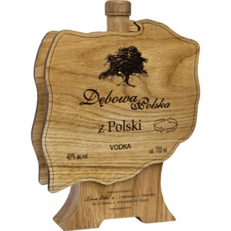 Wódka Dębowa Mapa Polski 40% 0,7l - Dobre Flaszki